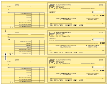 Yellow Safety Desk Checks - TranSource Direct